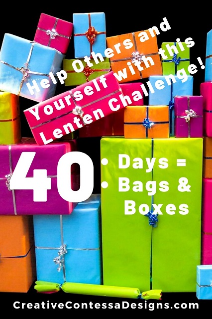 40 Days – 40 Bags & Boxes, Lent Challenge